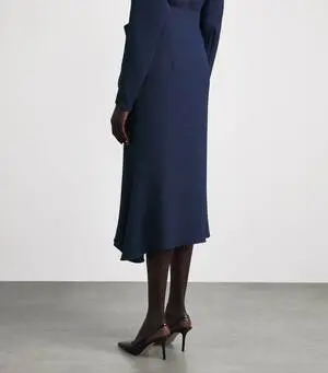 EDELINE LEE Jacquard Bow Midi Skirt