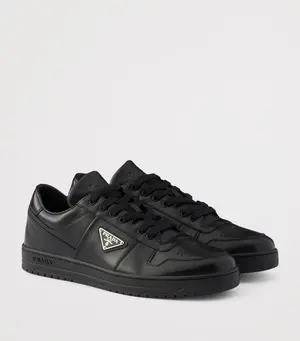 Prada Leather Downtown Sneakers