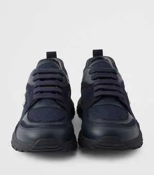 Prada Mesh-leather Prax Sneakers