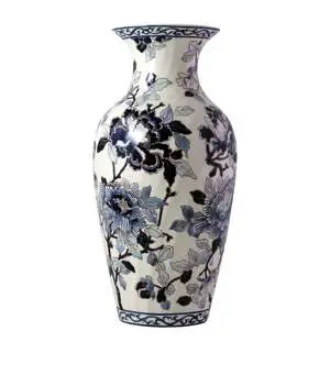 GIEN Pivoines Fluted Vase