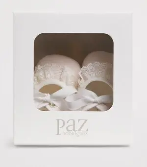 PAZ RODRIGUEZ Lace-trim Ballet Flats