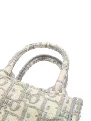 Dior 2000s Mini Book Tote Canvas Bag