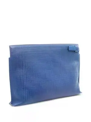 Loewe 2000s Anagram T Pouch Clutch Bag - Blue