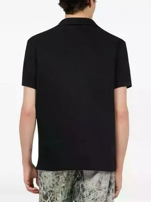Roberto Cavalli Embroidered-logo Short-sleeve Polo Shirt