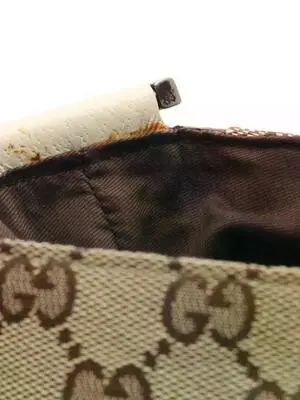 Gucci 2000s Gg Canvas Cross Body Bag - Neutrals