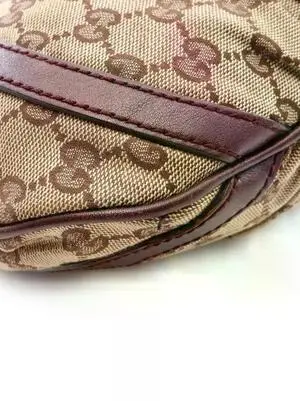 Gucci Gg Monogram Canvas Shoulder Bag
