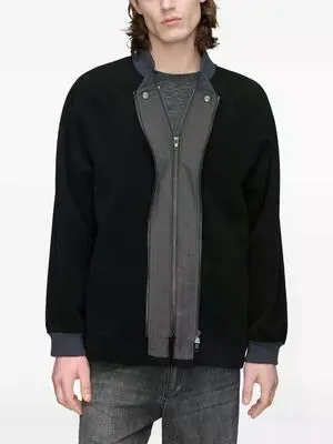 MAISON MARGIELA Double-zipper Raglan-sleeve Bomber Jacket