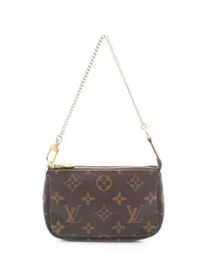 LOUIS VUITTON 2020 Pochette Monogram Shoulder Bag - Brown