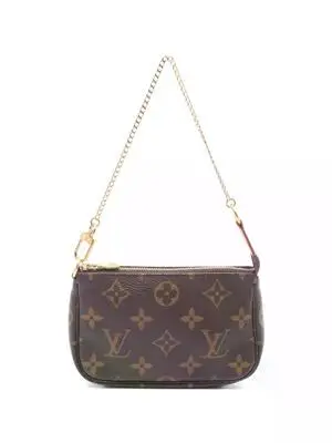 LOUIS VUITTON Pochette Monogram Shoulder Bag - Brown