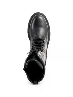 SERGIO MORETTI FIRENZE Lace-up Leather Ankle Boots