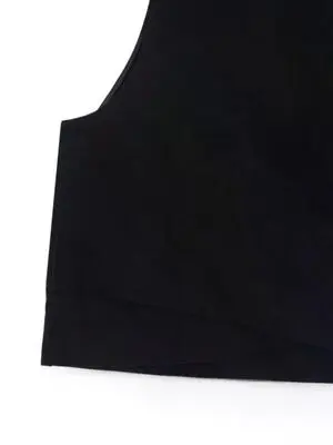 MOUTAKI Asymmetric-hem Cropped Top