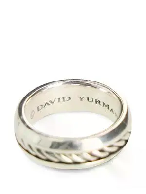 David Yurman 2020s Cable Inset Band Ring