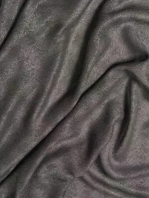 Peserico Metallic-thread Frayed Scarf - Grey