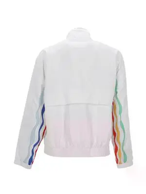Casablanca Zipped Wave Track Jacket - White