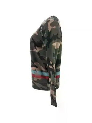 Valentino Garavani Camouflage Distressed Sweatshirt