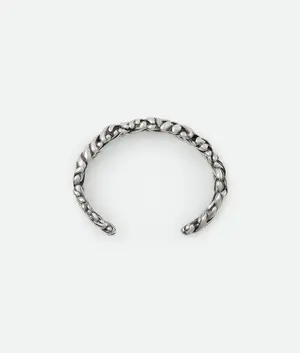 Bottega Veneta Intreccio Medium Cuff Bracelet