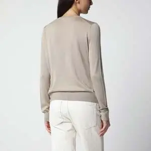 THE ROW Cashmere And Silk V-neck Sweater