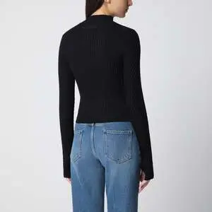 Victoria Beckham Georgia Ribbed Merino Wool Sweater