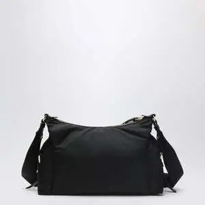 Prada Explore Large Bag In Re-nylon And Leather - Black