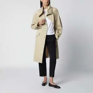 TOTEME Oversized Organic Cotton Trench Coat - Beige