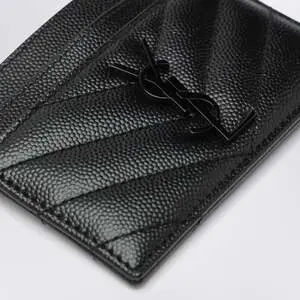Saint Laurent Cassandre Matelassé Card Holder
