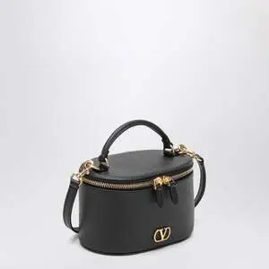 Valentino Garavani Vlogo Signature Mini Vanity Bag - Black