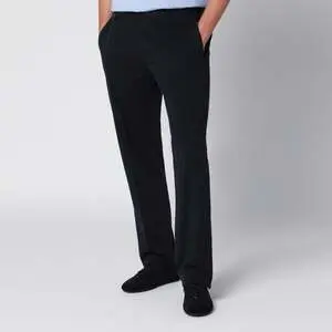 PT TORINO Navy Cotton Trousers
