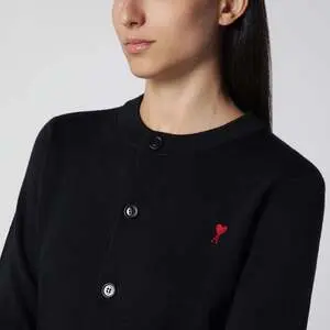 AMI Paris Wool De Coeur Cardigan