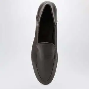 Dear Frances Gio Nappa Leather Slip-on Loafers - Brown