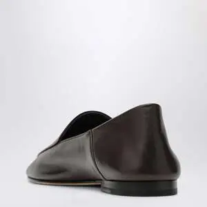 Dear Frances Gio Nappa Leather Slip-on Loafers - Brown