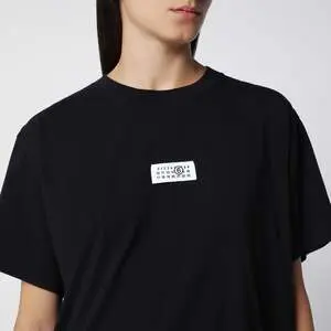 MAISON MARGIELA Cotton Jersey T-shirt With Logo Patch