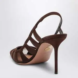 AQUAZZURA Suede Slingback Pumps
