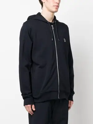 Paul Smith Zebra Logo Zip-up Hoodie