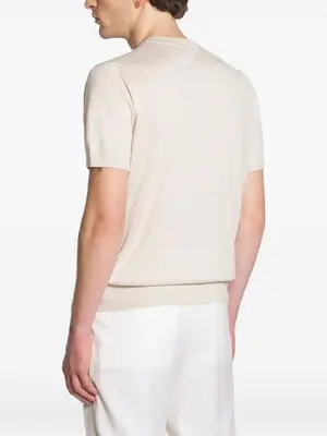 Brioni Cashmere And Silk T-shirt - White
