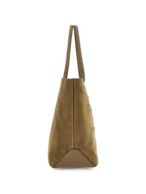 Hogan Address Medium Leather Tote Bag - Brown