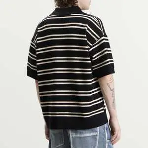 Amiri Ma Stripe Knit Polo