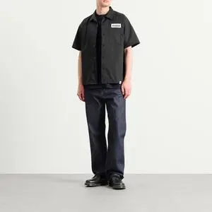 NEIGHBORHOOD Classic Short Sleeve Work Shirt 1 - Black