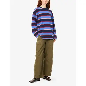 DAMSON MADDER Striped Cotton-jersey T-shirt