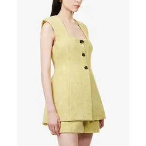 Oddmuse Bouclé Button-through Mini Dress