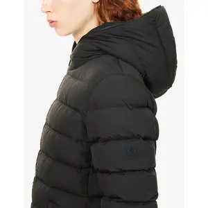 Moncler Herbes Hooded Shell-down Jacket