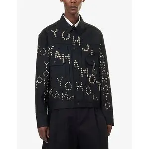 Yohji Yamamoto Stud-embellished Denim Jacket