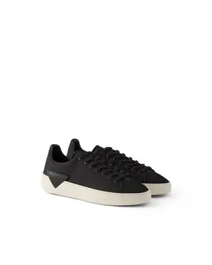 Prada Court Re-nylon Sneakers - Black