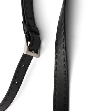Prada Antiqued Leather Belt