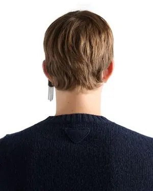 Prada Shetland Wool Crew-neck Sweater
