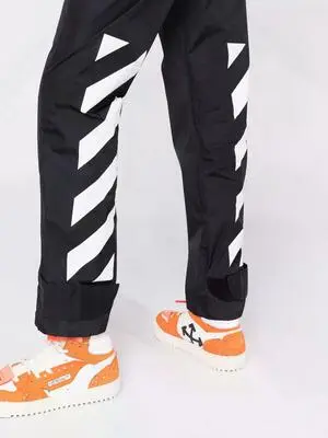 Off-White High-waisted Diag Track Pants