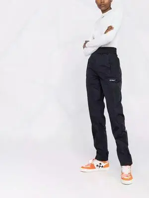 Off-White High-waisted Diag Track Pants