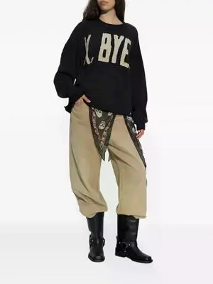 R13 Logo-patch Straight-leg Jeans