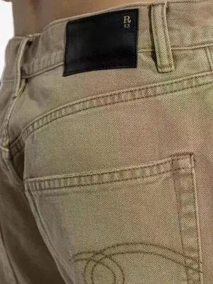 R13 Logo-patch Straight-leg Jeans