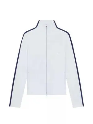 COURREGES Logo-patch Side-stripe Track Jacket - Blue