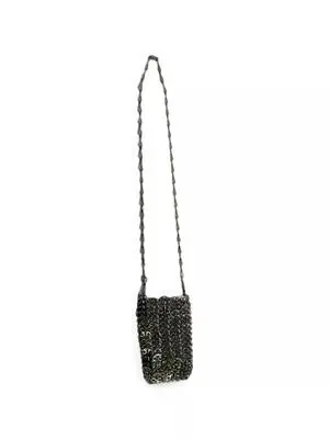 Rabanne Mini Iconic 1969 Metal Shoulder Bag - Silver